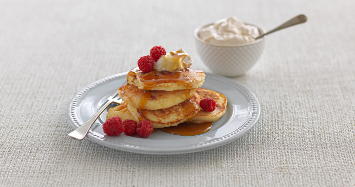 Perfect Italiano NZ | Berry Ricotta Hotcakes with Spiced Ricotta Cream