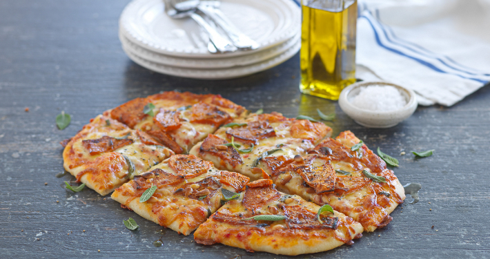 Pumpkin, Pine Nut and Ricotta Pizza